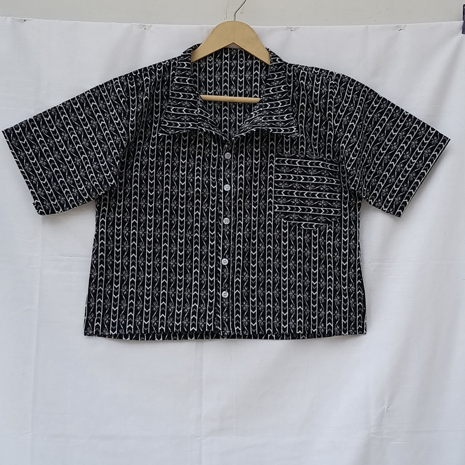 Black Cotton T Shirt